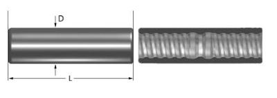 China Wear Resistant Coupling Drill Bit Sleeve Flexible T45 18.47 For Pipeline for sale