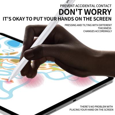 China Button Switch 0.5h Charging 10h Use Tilt-sensitive Stylus Pen Pencil Touch Screen Pens with ipad Display for ipad 2018 or Later for sale