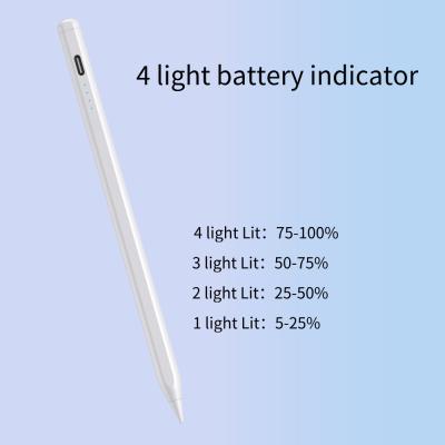 China Universal Stylus Pen Touch Screen Pen Active Stylus Tablet Pen for Android With Real-time 4 Power Light Display for sale