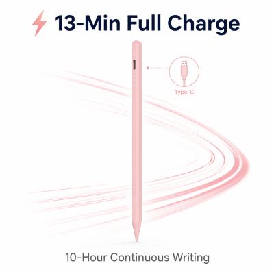 China Bluetooth Stylus Pen for iPad with Palm Rejection Tilt Sensitivity Type-C 13 Minute Fast Charge Magnetic Active Pencil 2018-2026 for sale