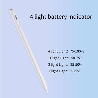 China 14g Ultra-Light Universal Active Stylus Pencil for iPad Samsung Huawei Xiaomi Tablet Phone, Type-C Quick Charging, Palm Rejection Technology, Replaceable POM Nib, 360-Day Long Standby Time — Bulk Whol for sale