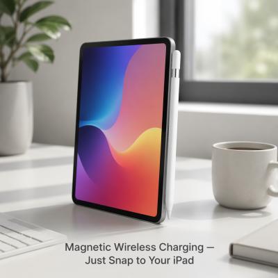 China Magnetic Wireless Charge Stylus Pen Compatible with iPad Pro 11 12.9 Inch iPad Air iPad Mini Type-C Charging Palm Rejection for sale