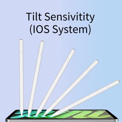 China Dual System Active Stylus Pen Switch Between iPad and Android Mode Aluminum Alloy Body Replaceable Threaded Nib Type-C Port for sale