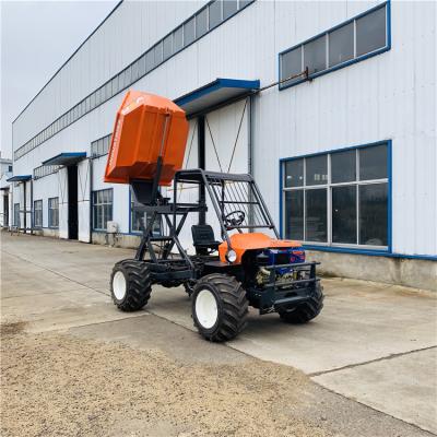 China 800KG Mini 4 Wheel Tractor Synchromesh Transmission Electric Farm Tractor for sale