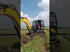 micro escavatore di 1000rpm Mini Crawler Excavator Lightweight Electric