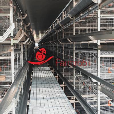 중국 사우디 아라비아 농장을 위한 3-8단 닭 배터리 케이지 시스템 판매용