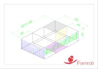 China Chick Brooder Cage / Pullet Chick Cages Corrosion Resistant Smooth Burr-Free for sale