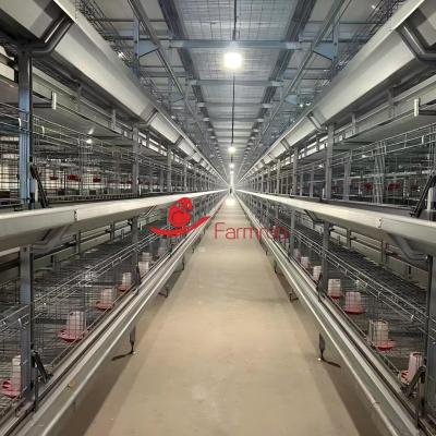 China Real-Time Observation Poultry Battery Cage System with Easy Operation for sale