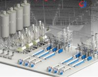 China Powder Mixer PVC Mixing Machine Raw Materials Loading Hopper for sale
