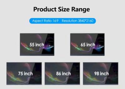 中国 65 インチ Android 11.0/12.0 OS インタラクティブ フラット パネル、4K Ultra HD 3840 X 2160P 解像度 販売のため