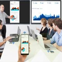 China 4K Smart Interactive Flat Panel DP Conference LCD Capacitive Touchscreen for sale