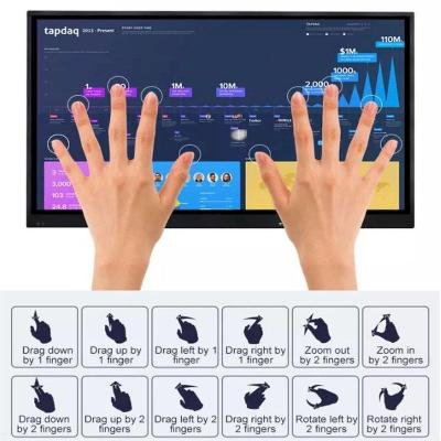 Cina Schermo piatto LCD del bordo dello schermo attivabile al tatto capacitivo portatile 4K PCAP Smart di IPS in vendita