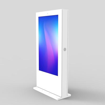 Cina Pavimento che sta contrassegno IP55 impermeabile IP65 IP66 del LED/LCD pubblicità del chiosco di Digital in vendita