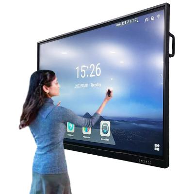 Chine Smart Interactive Board with Android APPs HDMI/USB/Bluetooth/Wi-Fi Connectivity LED/LCD Screen Panel à vendre