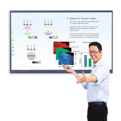 Chine Education Interactive Whiteboard with Android 11.0/12.0 OS LED/LCD Screen Panel 2x15W/20W Speaker à vendre