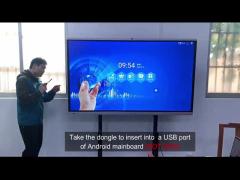 Ir Interactive Whiteboard 4K Smart Touchscreen Boards  IPS Screen Android 11.0os 110“