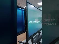 4K Smart Interactive Flat Panel DP Conference LCD Capacitive Touchscreen