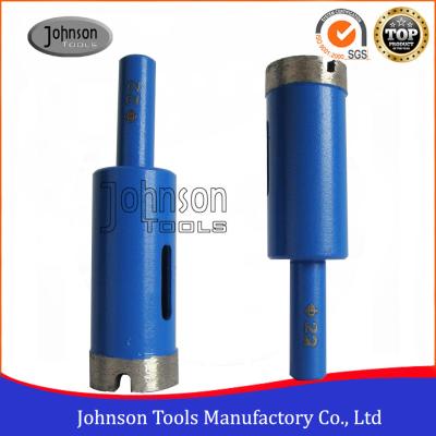 China 83mm Length Silver Welded Granite Drill Bit , Diamond Drill Bit For Granite for sale
