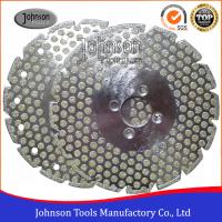 China Double Side Dots Electroplated Diamond Blades 105-300mm for Marble and Granite Cutting for sale