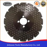 China Double Side Dots Electroplated Diamond Blades 105-300mm for Marble and Granite Cutting for sale