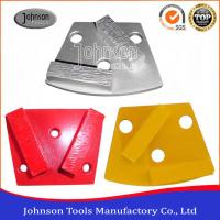 China Silver Brazed Diamond Grinding Head 40x10x10mm Two Segment for Concrete & Epoxy Floor Preparation for sale