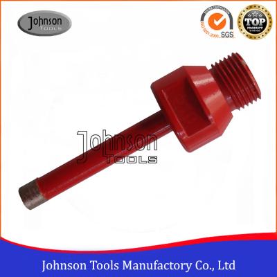 China Red Color Diamond Core Drill Bits Crown Segment Type BGB(UNC)10 for sale