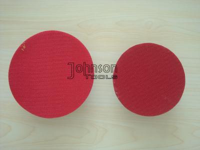 China Different Size Granite Diamond Polishing Pads With Plastic Foam Backing Pad Holder for sale