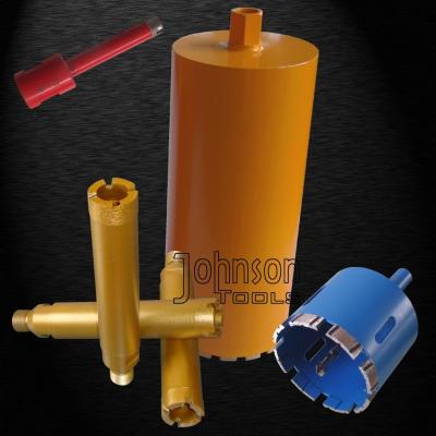 China 6.5-350mm Diamond Core Drill Bits With Metal Bond  Materials Johnson Tools for sale