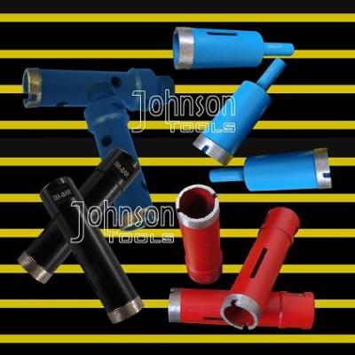 China 83mm Length Silver Welded Granite Drill Bit , Diamond Drill Bit For Granite for sale