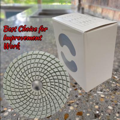 China Enlace Diamond Stone Wet Polishing Pads de la resina con diverso tamaño en venta