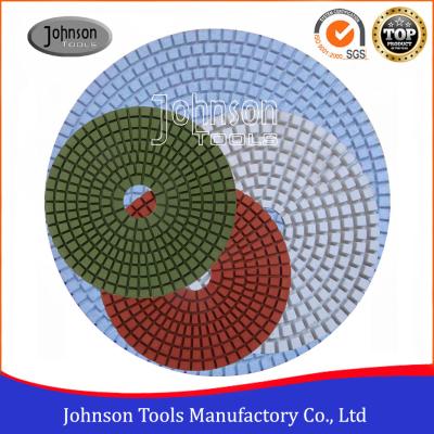 tamponi a cuscinetti per lucidare bagnati del diamante di 75mm-180mm per il lisciamento fuori delle superfici dell'irregolare