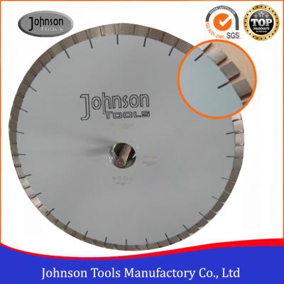 China 500mm Laser Welded Diamond Stone Cutting Blades for Cutting Granite , Double Segments and Silent Core for sale