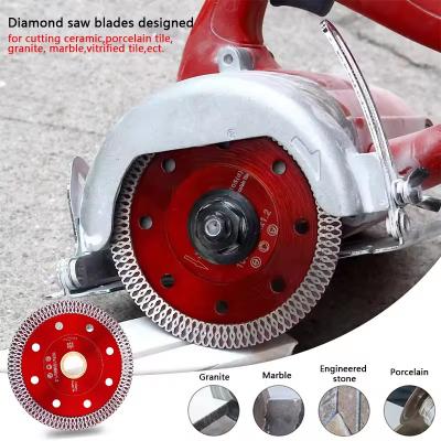 China 4.5 Inch Multipurpose Wet Dry Diamond Cutting Disc Reinforced Circular Diamond Saw Blade for sale