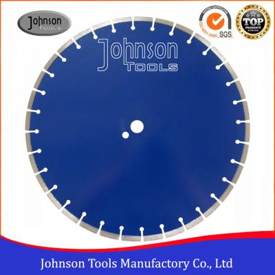 China 450mm Laser Welded Diamond Saw Blades For Cutting Reinforced Concrete for sale
