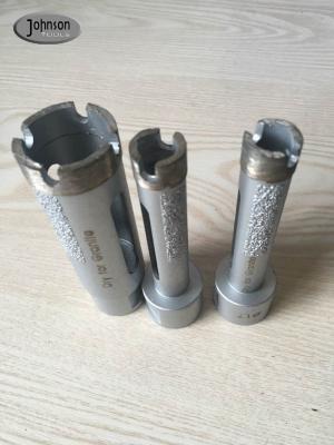 China 6mm,8mm,10mm-100mm Diamond Dry Core Drills Bits With Brazing Rods For Granite , Quartz , Marble for sale