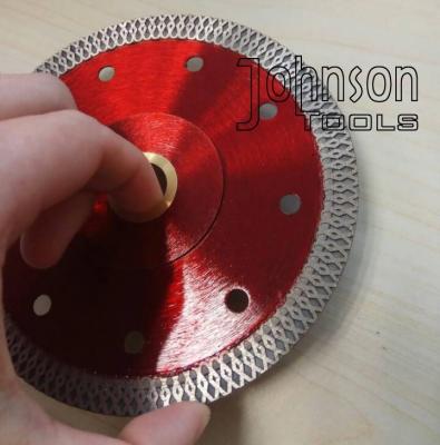 Cina 125mm ha sinterizzato la piastrella di ceramica le lame per sega, lama del diamante di Turbo della maglia del ciclone in vendita