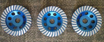 Cina ruota della tazza di 5inch 125mm Turbo, disco di macinazione di 5 diamanti per calcestruzzo in vendita