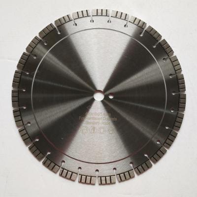China Laser Diamond Concrete Saw Blades , Dry Cut Diamond Blade With Turbo Segment for sale