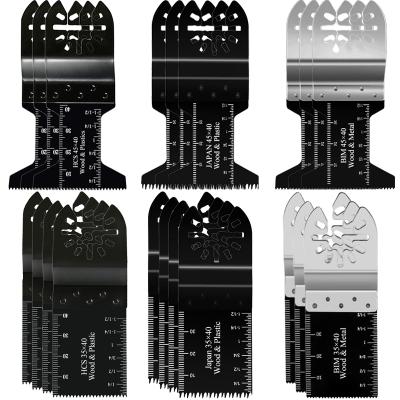China 20pcs HSS Quick Release Oscillating Tool Wood Blades For Plastic Metal for sale