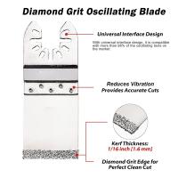 China E Type Diamond Oscillating Multi Tool Saw Blade 1-3/8 Inch Flush Cut for Grout Removal for sale