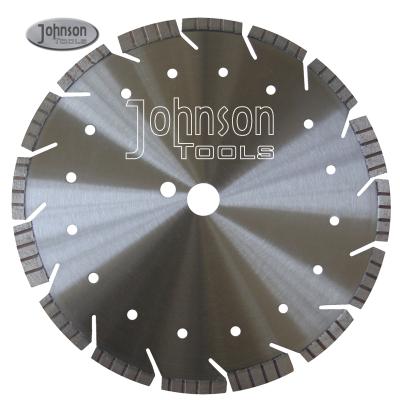 China 14 Inch Diamond Concrete Cutting Blades With Decoration Holes , SGS / GB for sale