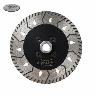China 5inch  Hot Press Sintered Ridgid Turbo Diamond Blade For Concrete Grinding for sale