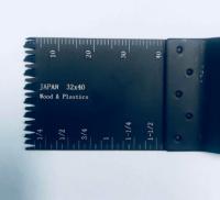 China 32x40mm Normal Shank Oscillating Multi Tool Blades HCS Japanese Teeth Fast Cutting Wood Plastic for sale