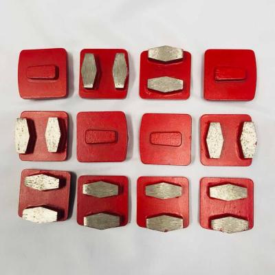 China 13mm Segments Redi Lock  Metal Bond Concrete Floor Tools Abrasive Grinding Blocks for sale