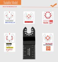 China 32x40mm Serrated HCS Oscillating Blade for Plastic Cutting Quick Release for sale
