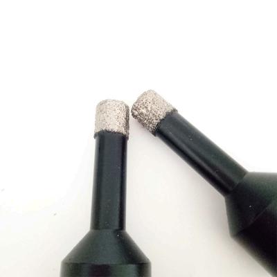 China 10mm M14  Vacuum Brazed Core Drill Bit For Tile With Plastic Sleeve for sale