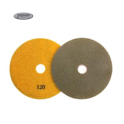 China 4 Inch D100mm Diamond Wet Polishing Pads For Granite Marble for sale