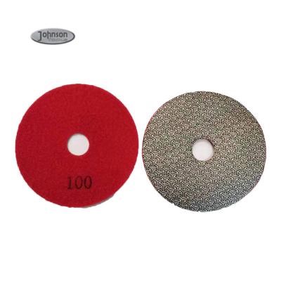 China 4 Inch Angle Grinder Diamond Polishing Pads For Concrete Rocks for sale