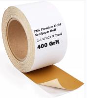China PSA Backing Longboard Continuous Sandpaper Roll 2-3/4 in Wide 21.9 Yard Aluminum Oxide for sale