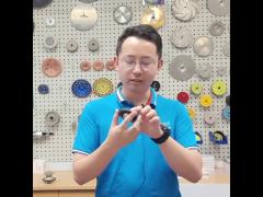 화강암 조각을 위한 M14 플랜지를 가진 50mm 75mm 다이아몬드 돌 절단 잎